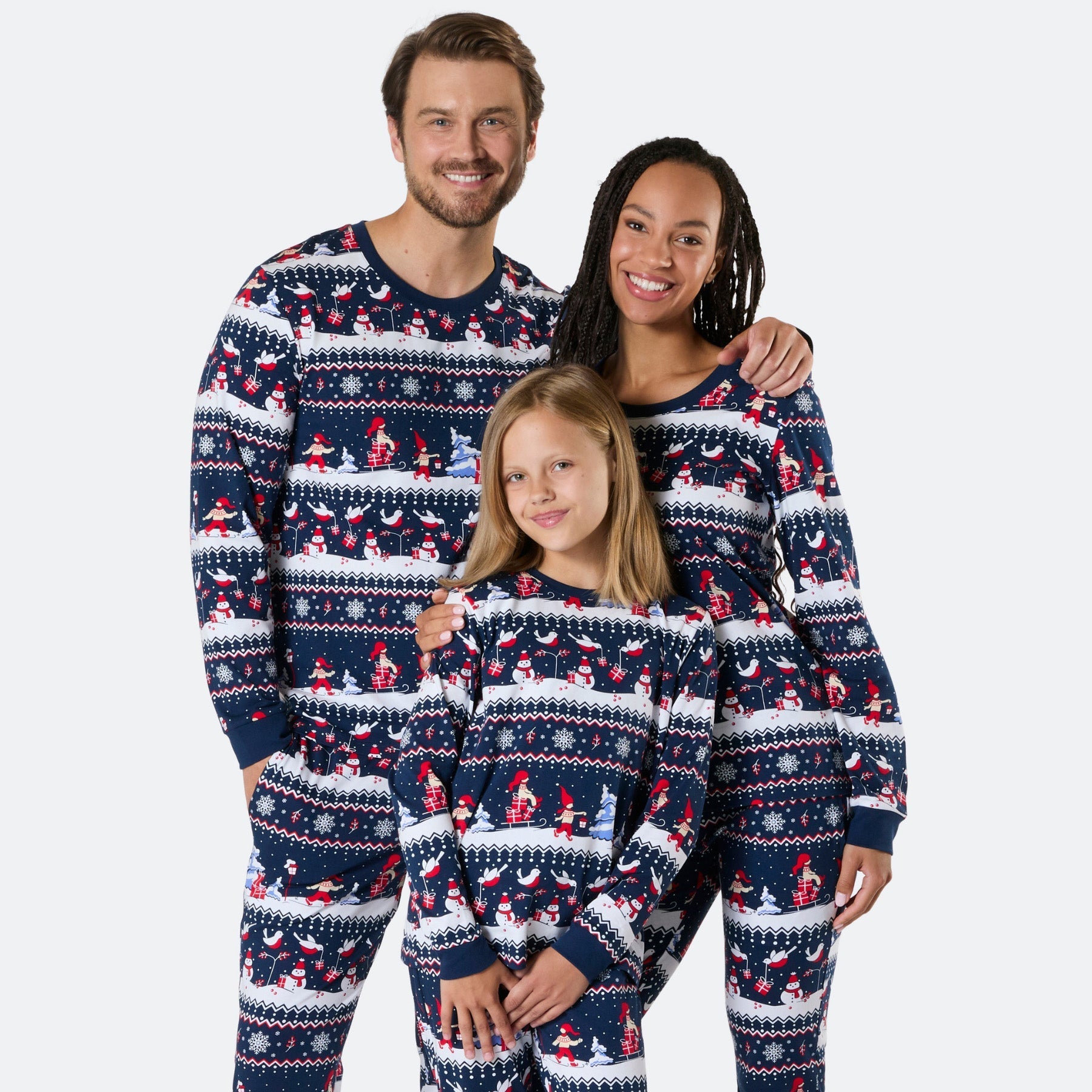 Julelandskab Julepyjamasser Familie – SillySanta.dk