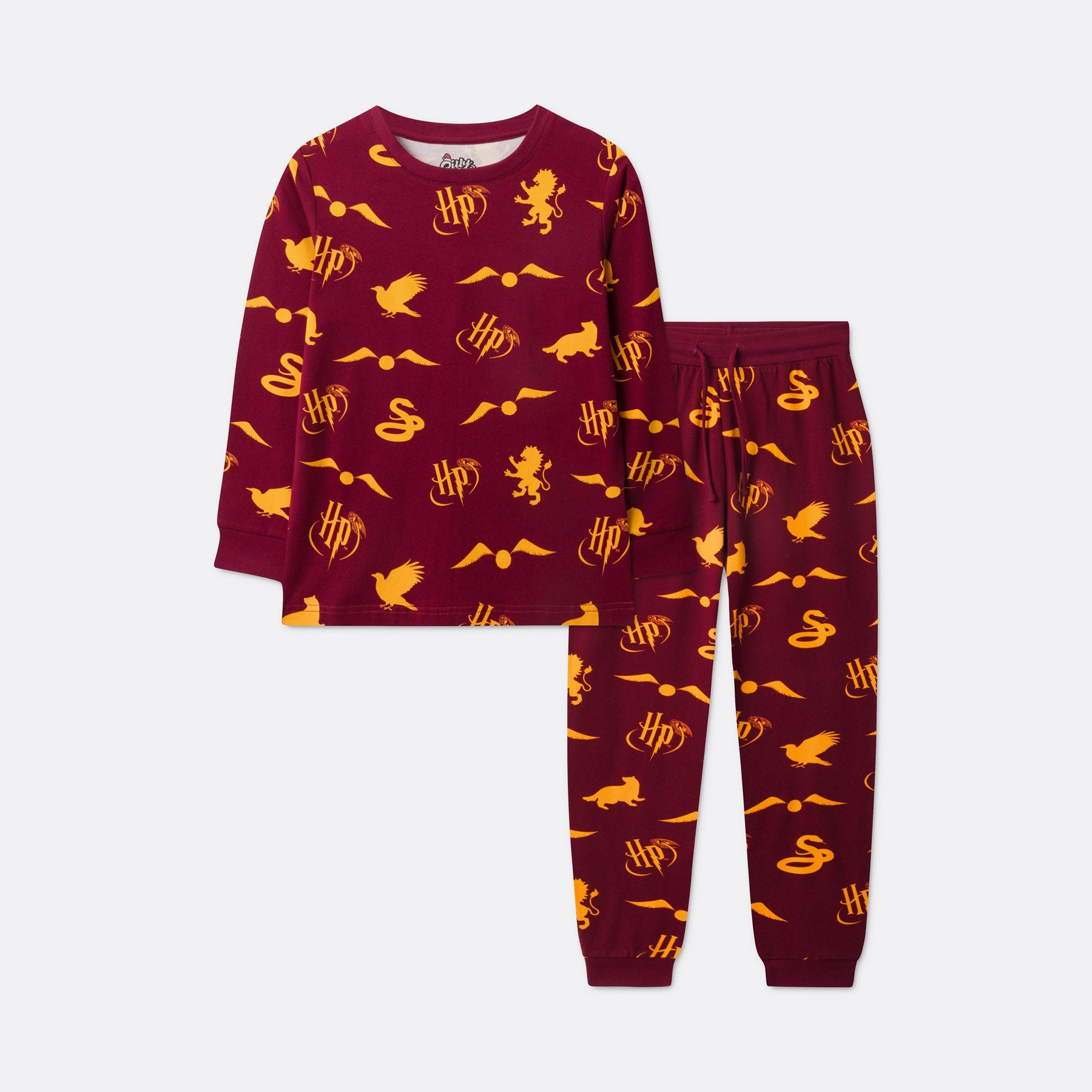 Rød Harry Potter Pyjamas Børn – SillySanta.dk