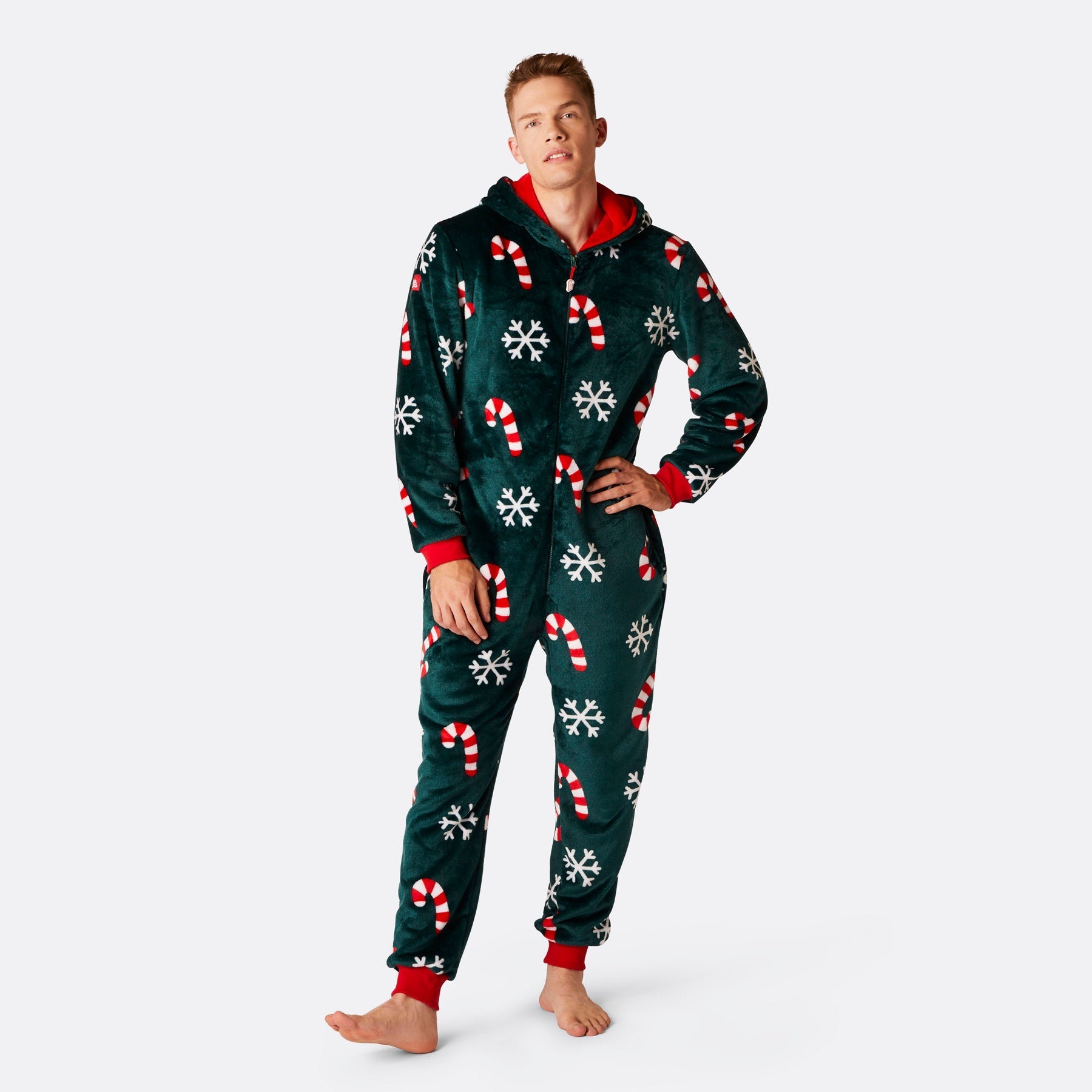 Julestok Onesie Herre – SillySanta.dk